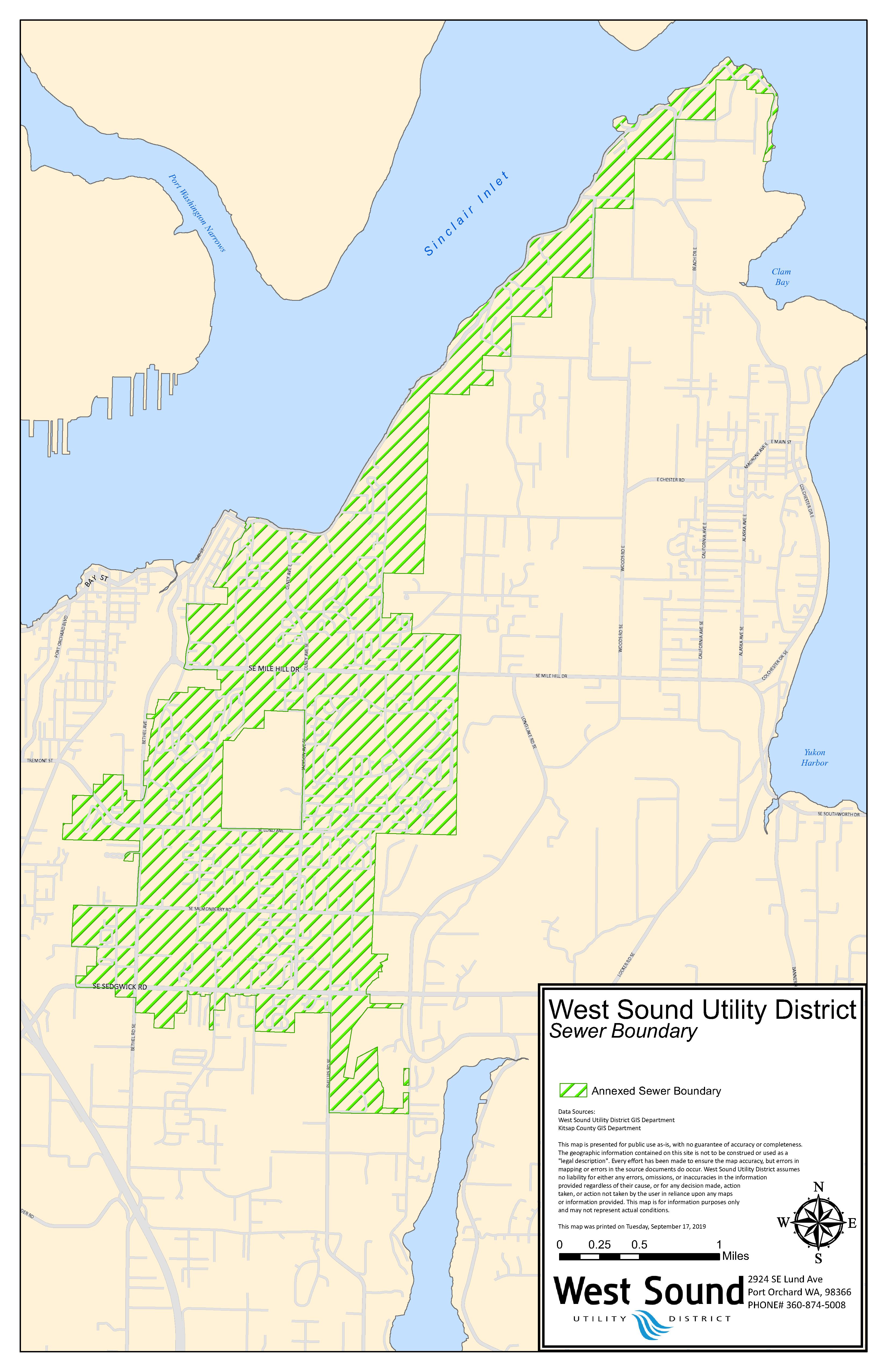 Sewer Service Area | West Sound Utility District WA